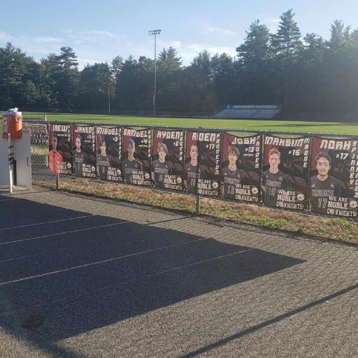 Personalized player banner – Lake Graphics of Berwick Maine