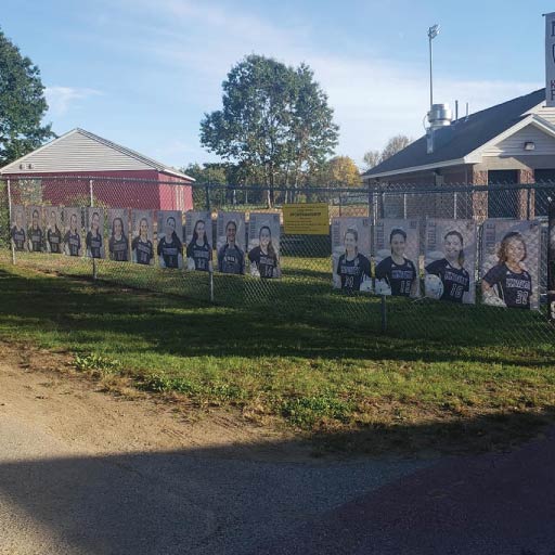 Personalized player banner – Lake Graphics of Berwick Maine