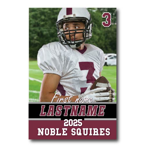 Personalized player banner – Lake Graphics of Berwick Maine